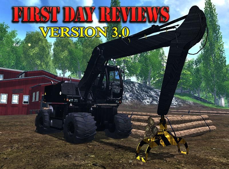 FDR - LIEBHERR BLACK LOGGING EDITION V3.0 - FS 15 Forestry Equipment ...