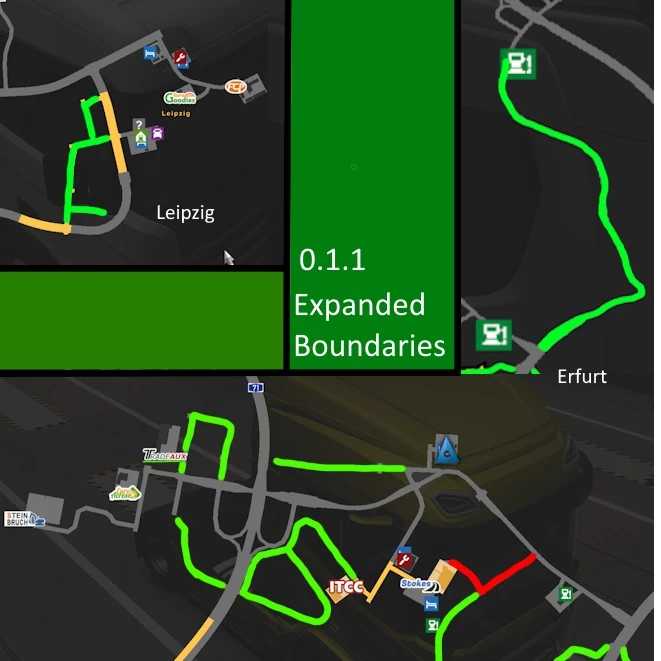 Euro Truck Simulator 2 Map All Dlc New Routes For DLC Special Transport ...