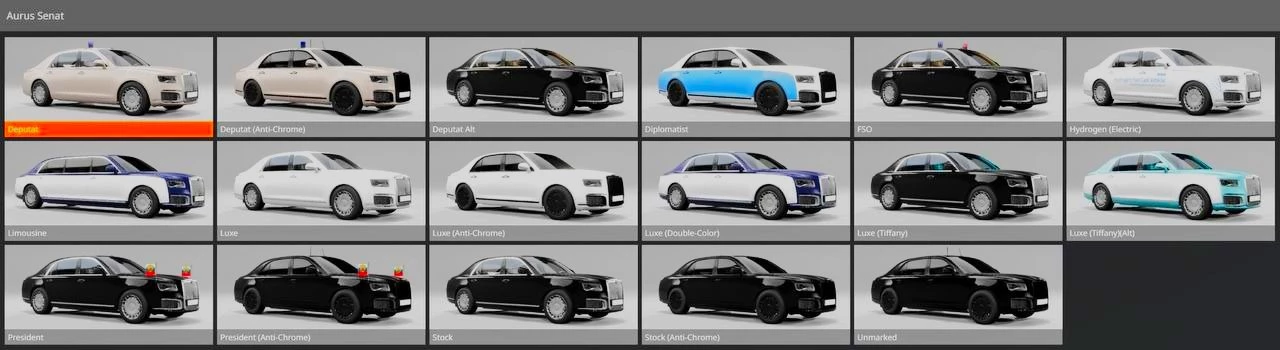 Aurus Senat v1.0 (0.33.x) - BeamNG.drive Vehicles - BeamNG.drive - Mods ...