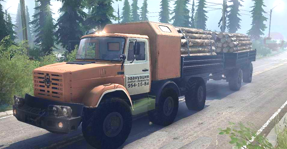 Mod ZIL-4972 (modification) 1.1 for Spintires: MudRunner - Spintires ...