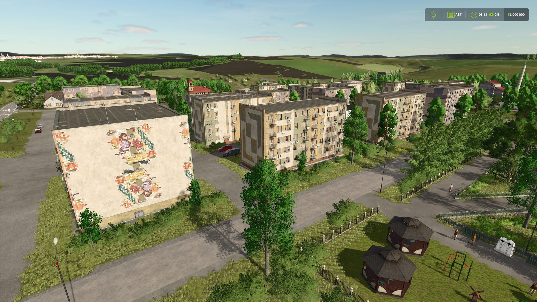 Map of the Village of Burlaki v0.6.0.2 (v1.9.x) - FS 25 Maps - Farming ...