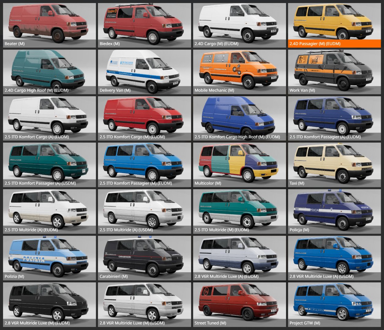 AW T-Wagen ('90-'99) v1.0 (0.36.x) - BeamNG.drive Vehicles - BeamNG ...