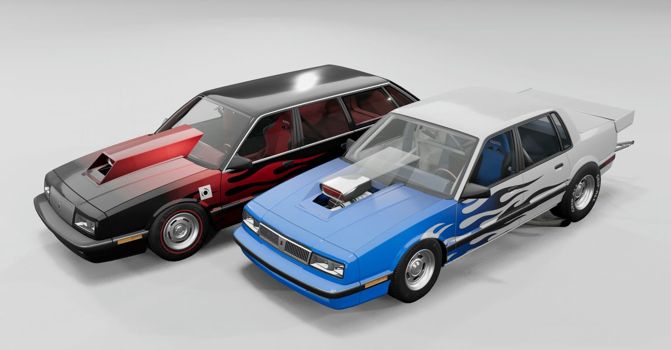 Vintage Custom Parts&Livery Pack v2.1 (0.36.x) - BeamNG.drive Others ...