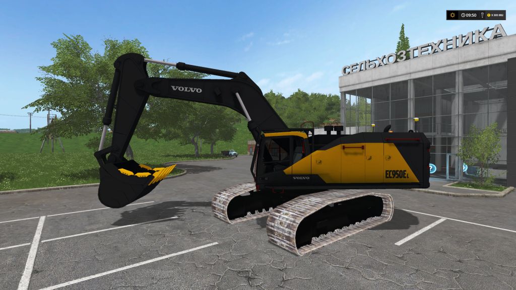 TFSG EXCAVATOR EC950E V1.0 - FS 17 Forklifts & Excavators - Farming ...