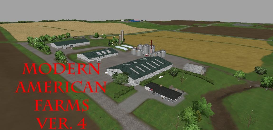 MODERN AMERICAN FARMING MAP V4.5 - FS 15 Maps - Farming Simulator 2015 ...