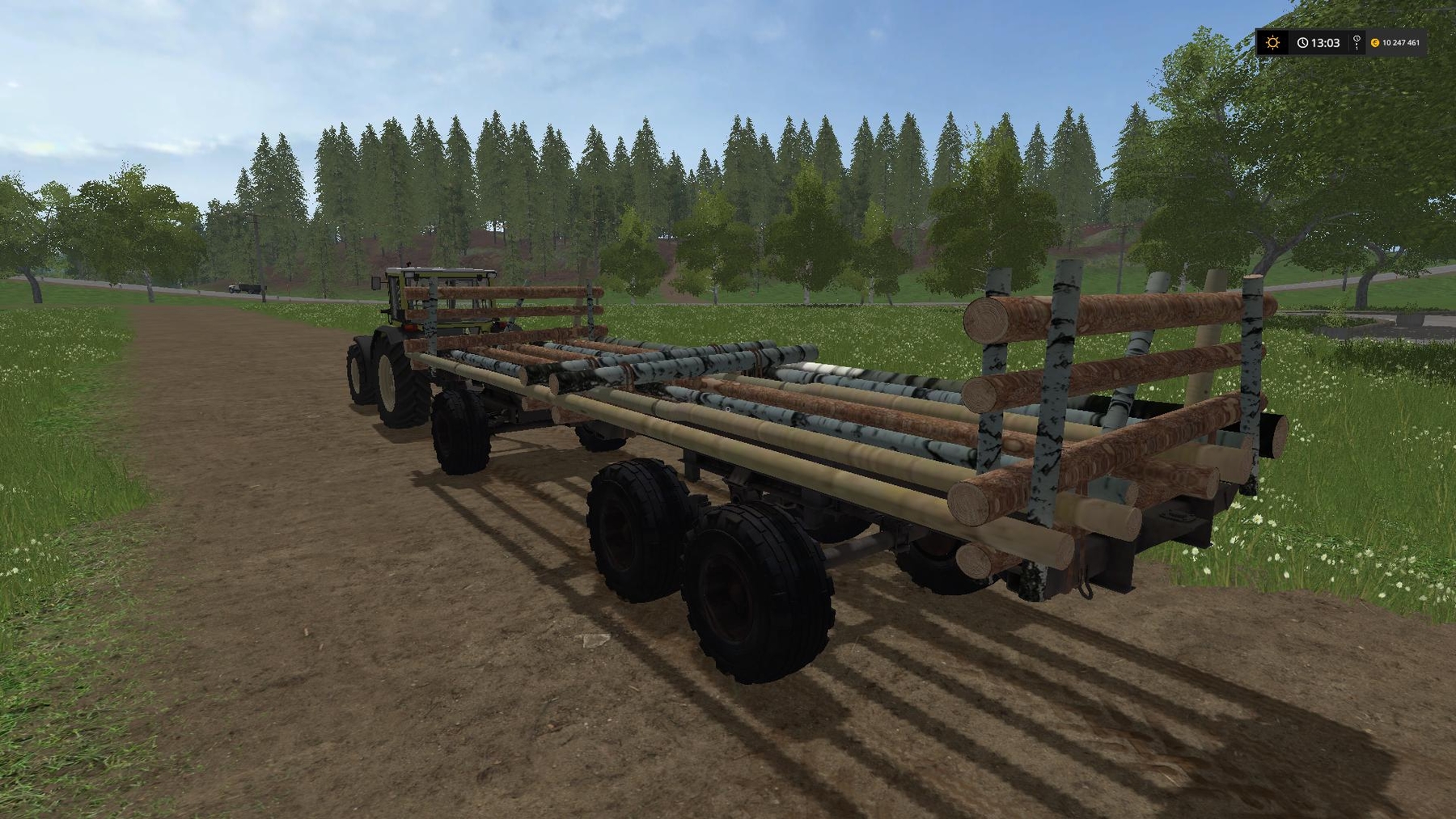PTS 12 WOOD DECK V1.0 - FS 17 Trailers - Farming Simulator 2017 - Mods ...