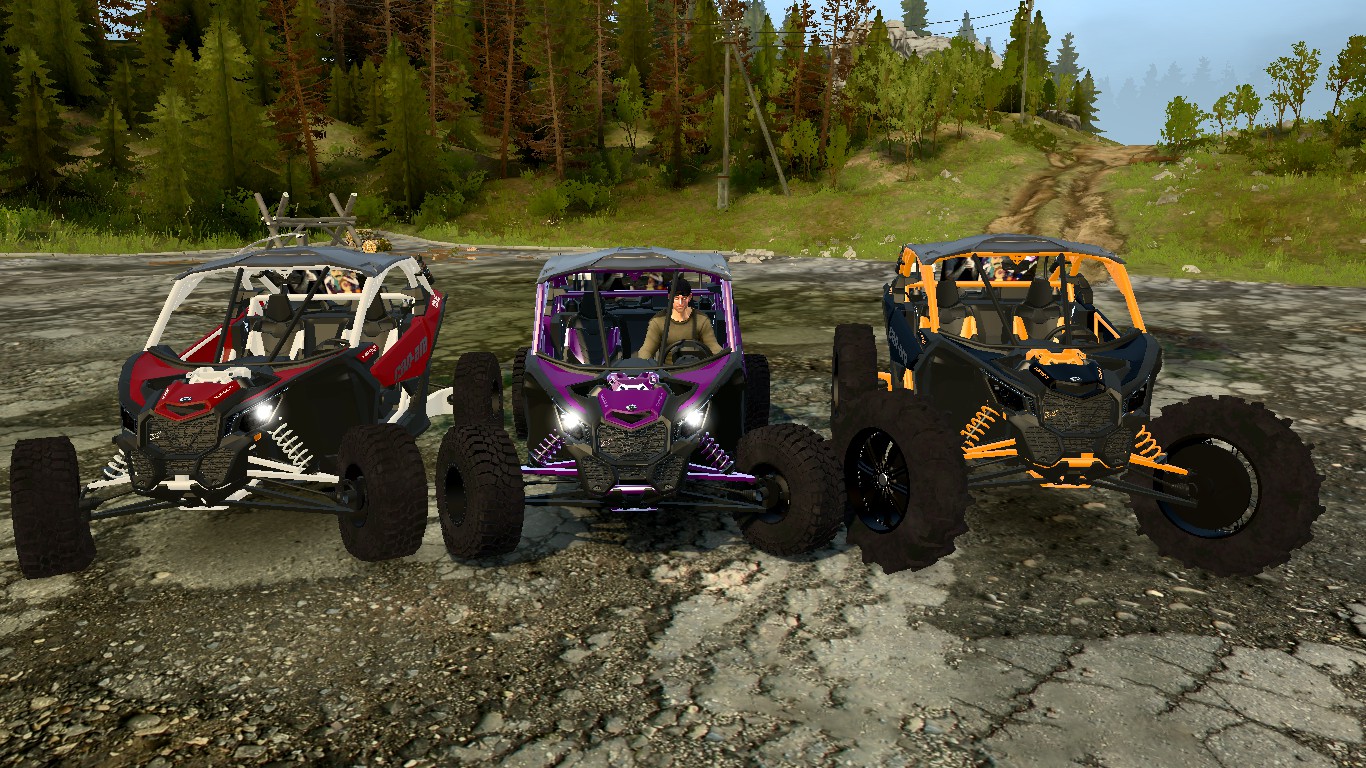 CAN AM MAVERICK X3 XRS (V14.08.19) - Spintires: MudRunner Others ...