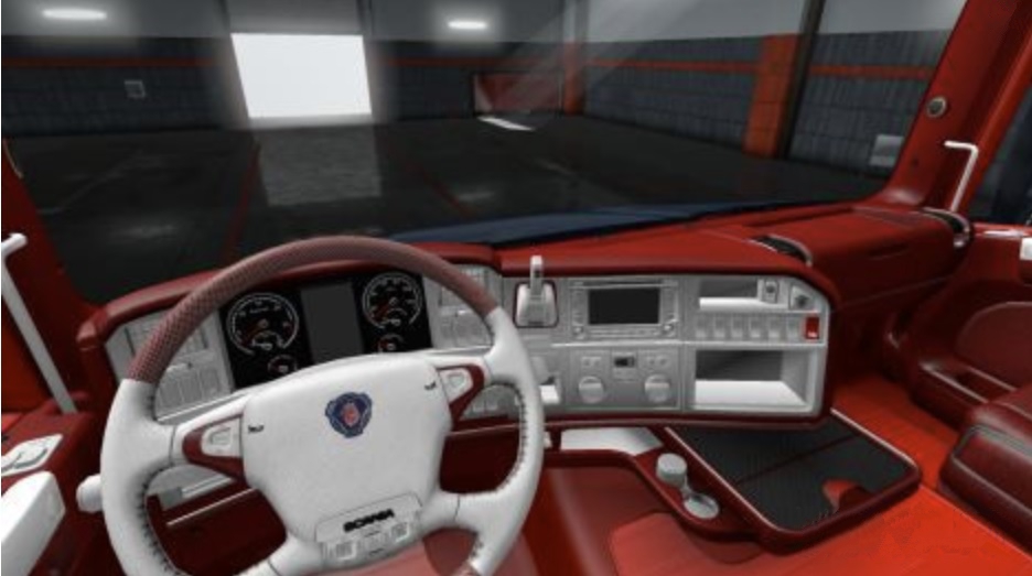 Scania T RJL Red Interior by Hubobubo 1.35.x - ETS 2 Others ...