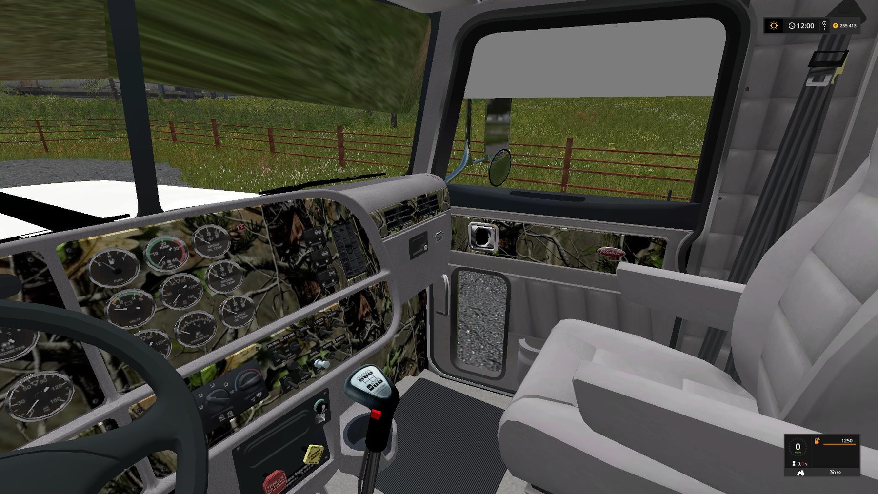 PETERBILT 388 WHITE CAMO V1.0 - FS 17 Trucks - Farming Simulator 2017 ...