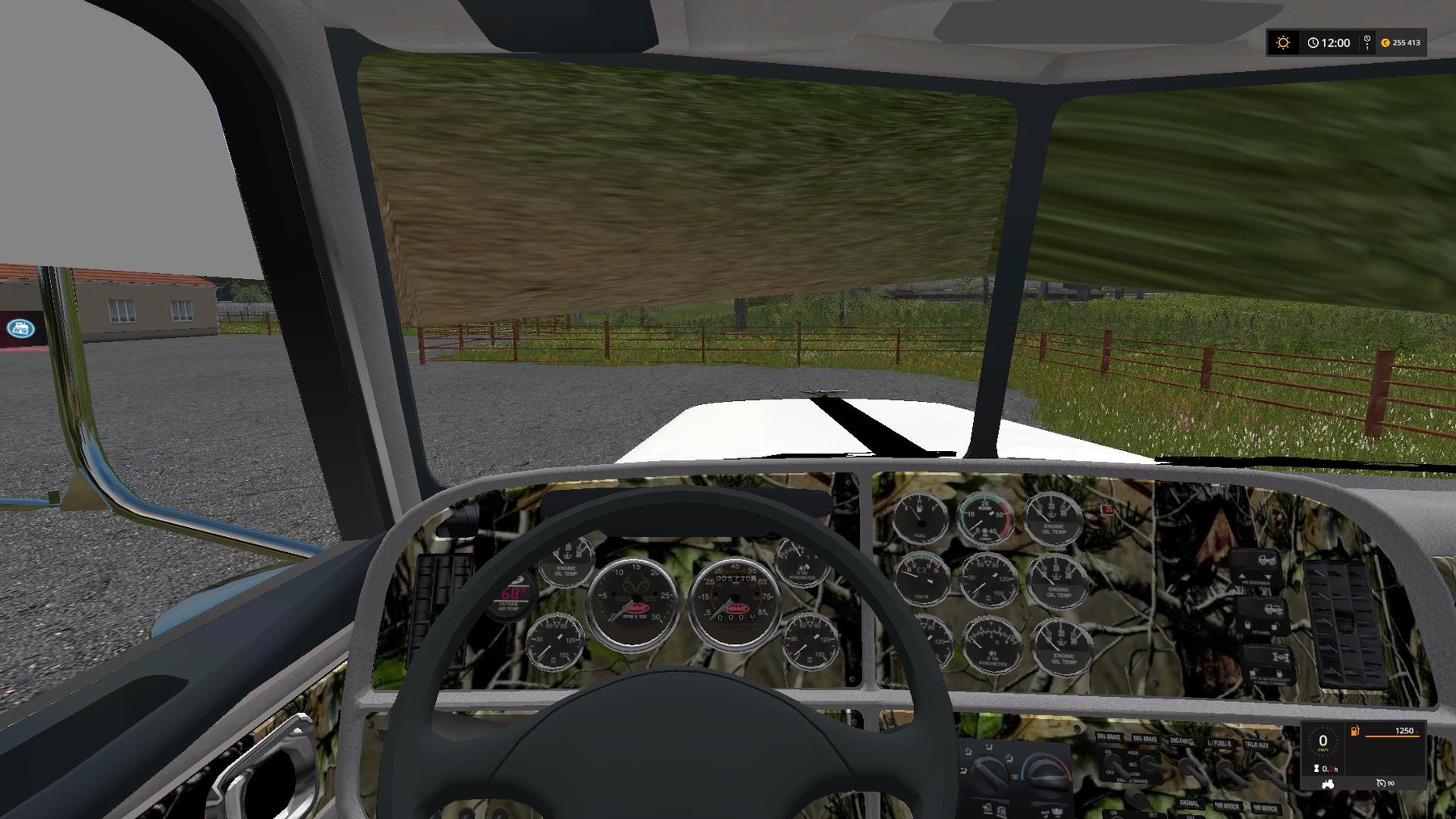 PETERBILT 388 WHITE CAMO V1.0 - FS 17 Trucks - Farming Simulator 2017 ...