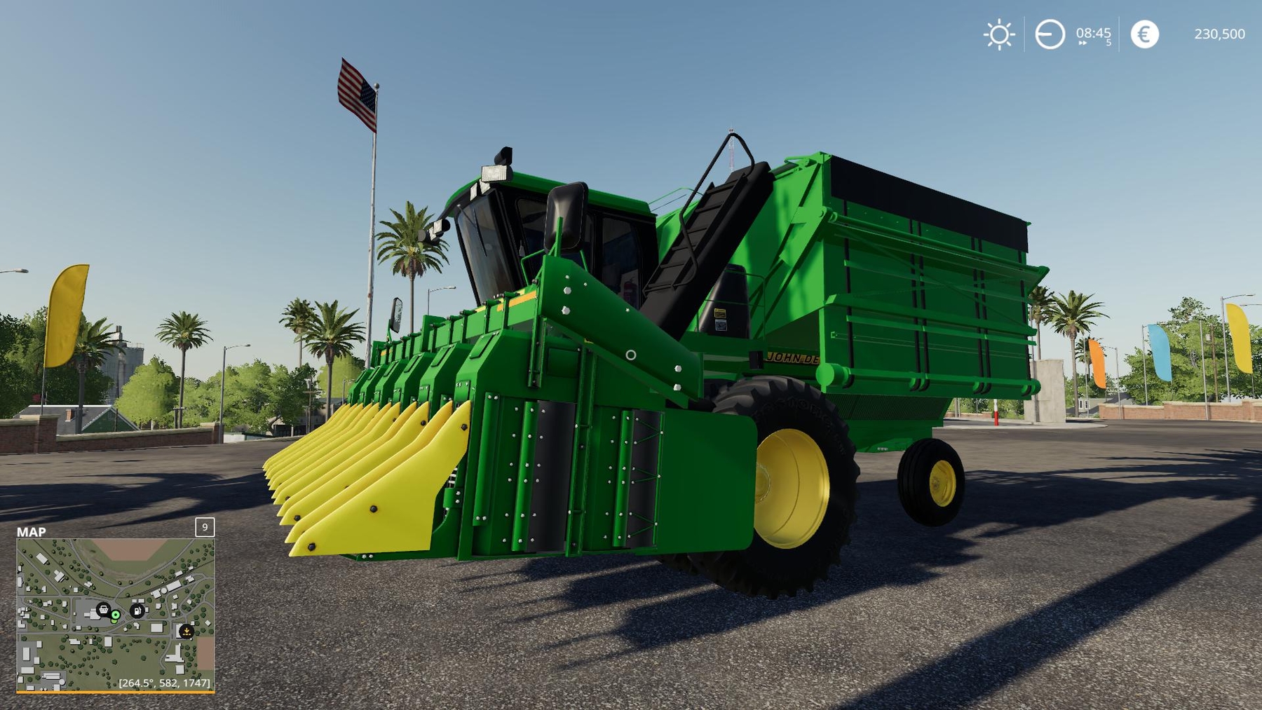 JD 9965 Cotton Picker 6 row convert BETA - FS 19 Combines - Farming ...