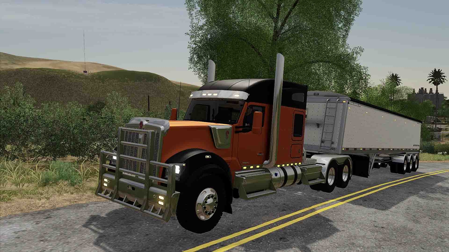 KENWORTH W990 V1.0.0.0 - FS 19 Trucks - Farming Simulator 2019 - Mods ...