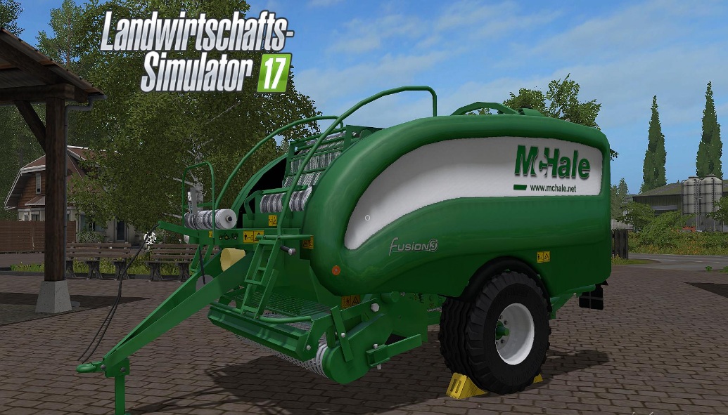 MCHALE FUSION 3 BALER WRAPPER COMBO - FS 17 Balers - Farming Simulator ...