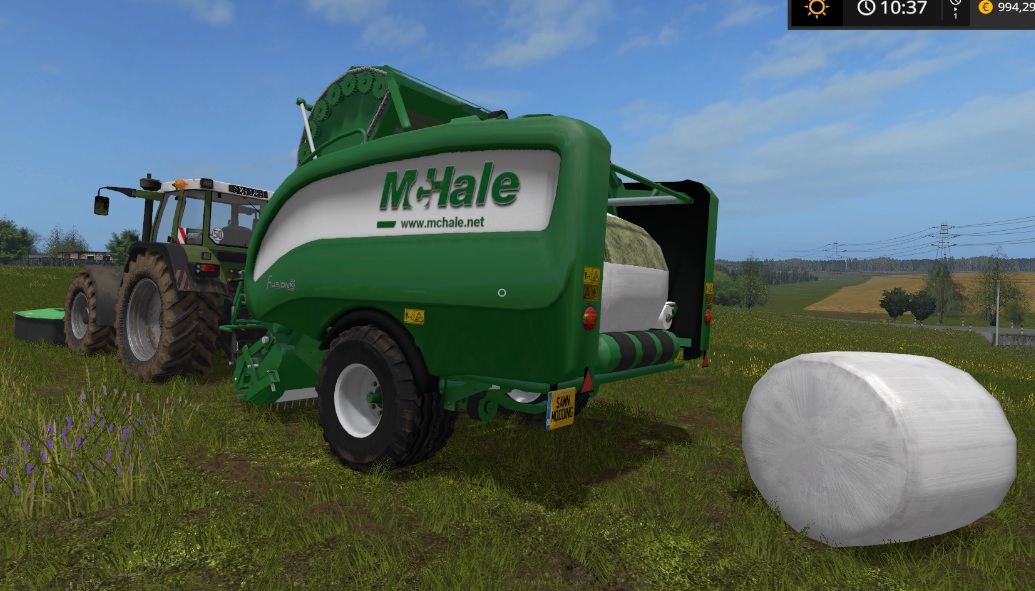 MCHALE FUSION 3 BALER WRAPPER COMBO - FS 17 Balers - Farming Simulator ...
