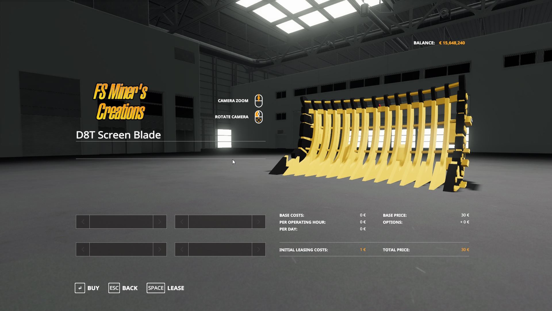 SCREEN BLADE FOR CAT D8-T DOZER V1.0 - FS 19 Forklifts & Excavators ...