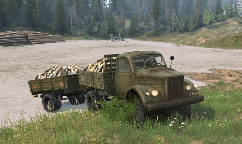 GAZ 63P (FABRICATED ASSEMBLY) (V10.06.19) - Spintires: MudRunner Trucks ...