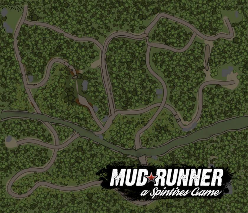 MUD FOREST MAP (V14.08.19) - Spintires: MudRunner Maps - Spintires ...