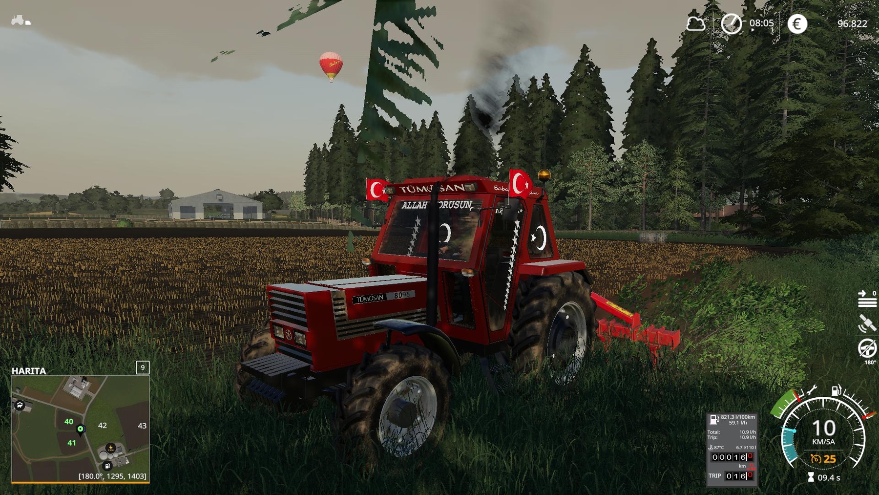 TUMOSAN 8000 SERISI TURBO V2.0 - FS 19 Tractors - Farming Simulator ...