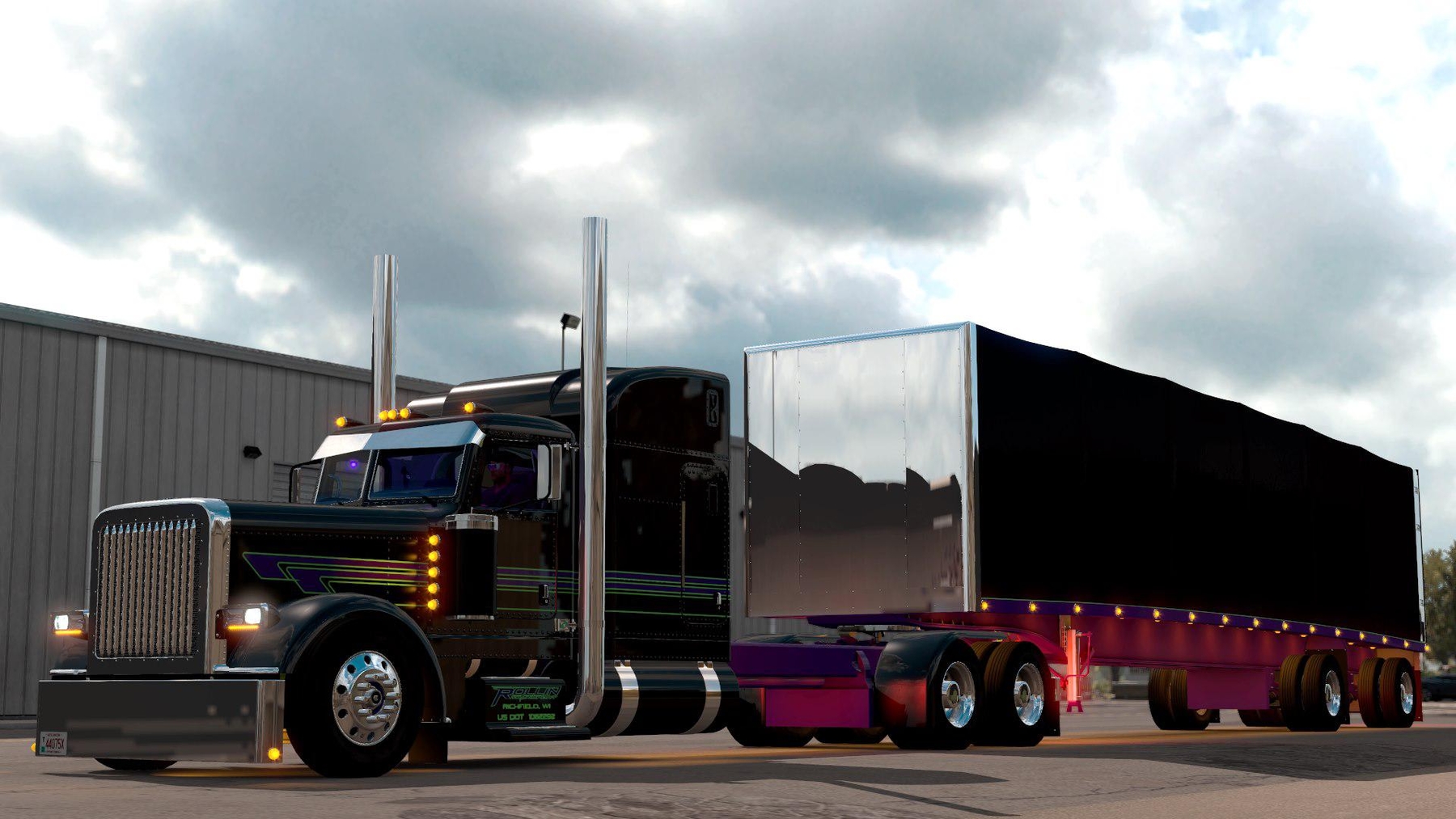 Peterbilt "Rollin" 389 v1.0 [1.38 - 1.39] - ATS Trucks USA - American Truck Simulator - Mods ...