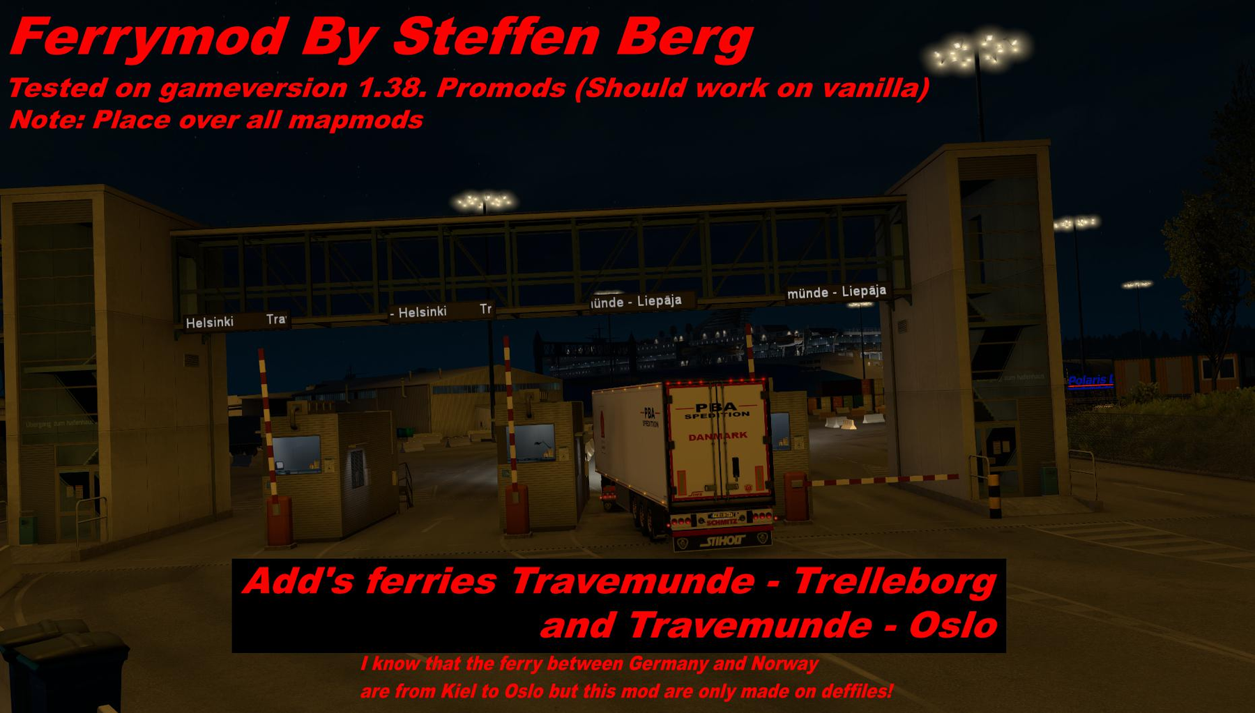 Ferries Connections v1.0 by Steffen Berg [1.38.x] - ETS 2 Maps - Euro ...