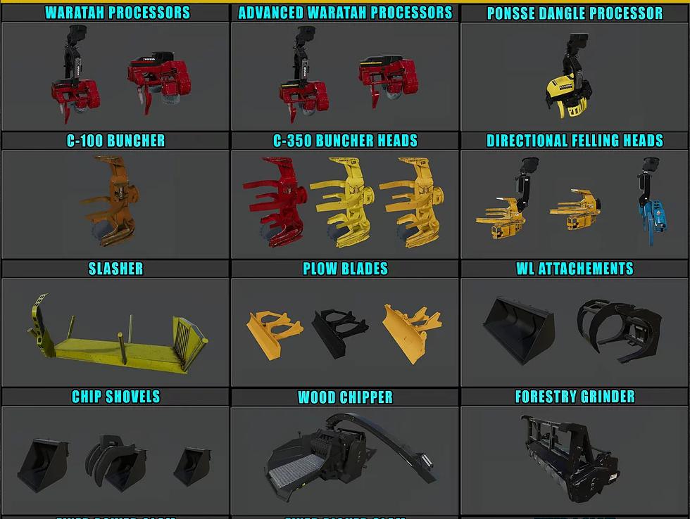 FDR LOGGING MODS PACK OCTOBER - 2020 V1.0 - FS 19 Forestry Equipment ...