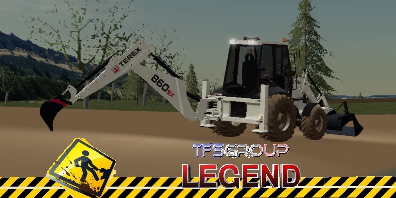 BAKHOE LOADER TEREX 860/880 SX v2.0.0.0 - FS 19 Forklifts & Excavators ...