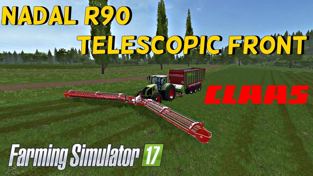 NADAL R90 TELESCOPIC FRONT V1.0 - FS 17 Tedders - Farming Simulator ...
