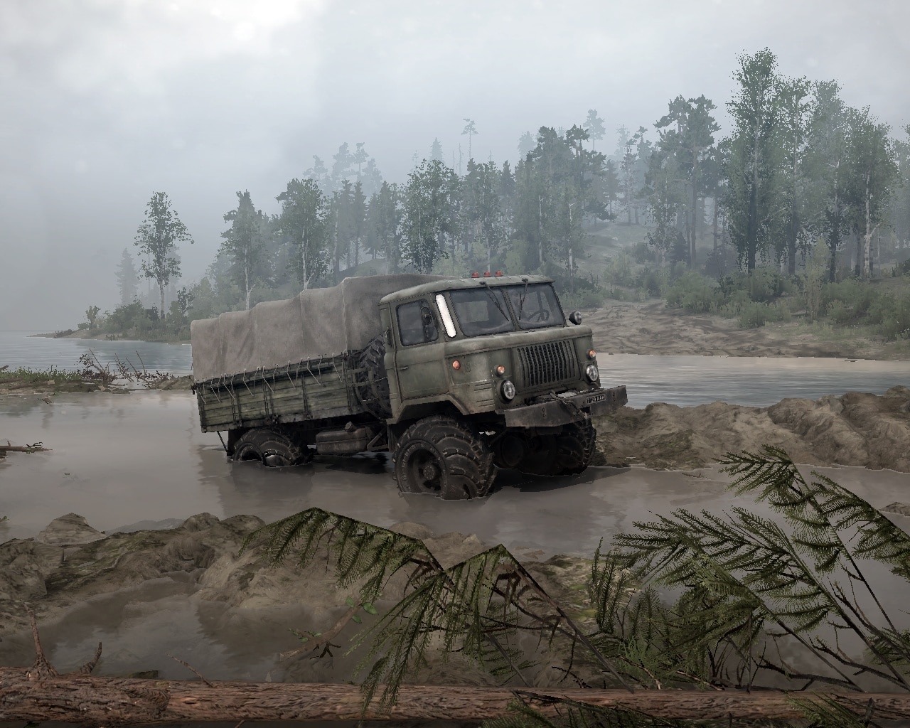"RIVER CROSSINGS" MAP - Spintires: MudRunner Maps - Spintires ...