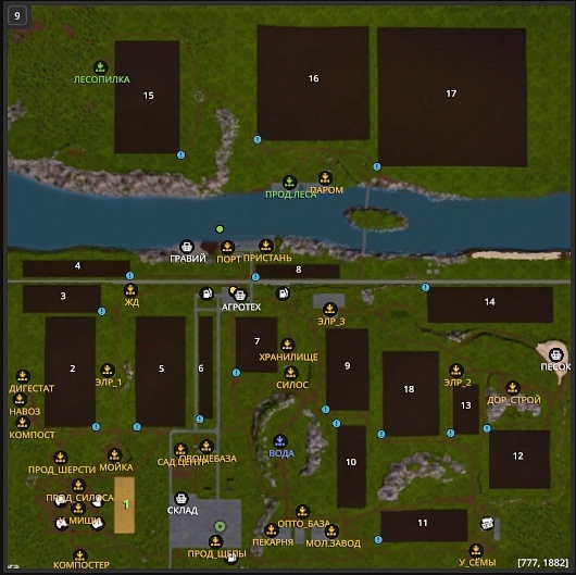 Map Base South version 1.0.3 - FS 17 Maps - Farming Simulator 2017 ...