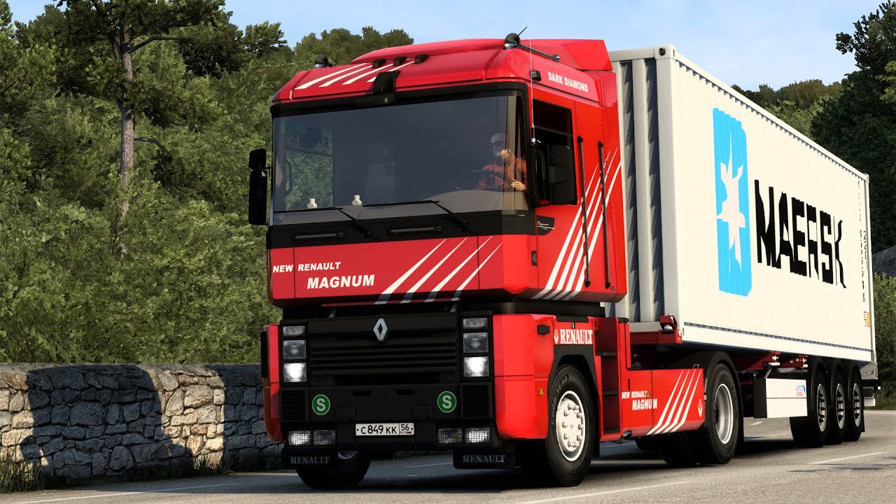 Renault Magnum Integral E2 + Interior v2.5 (1.43.x) - ETS 2 Trucks ...