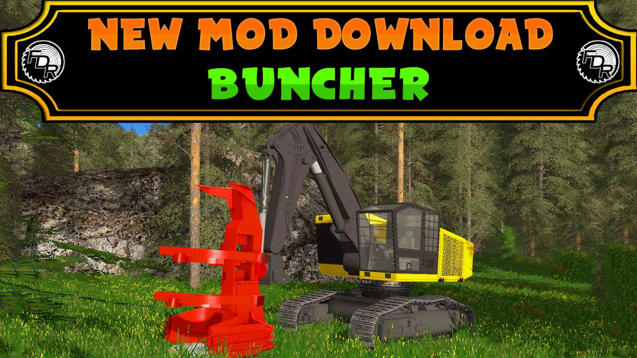 FDR LOGGING - BUNCHER V1.0 - FS 17 Forestry Equipment - Farming ...