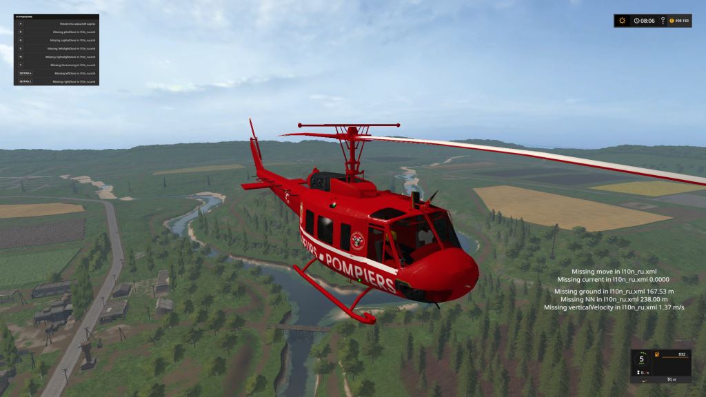 TFSG BELL UH1D SAPEURS POMPIERS TFSGROUP - FS 17 Others Modifications ...