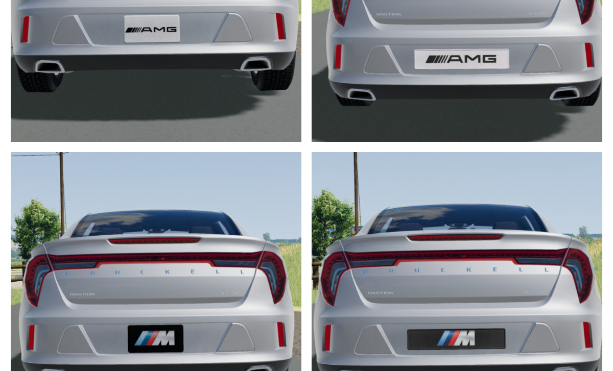 IRL Car Brand License Plates [RELEASE] 1.0 - BeamNG.drive Others ...