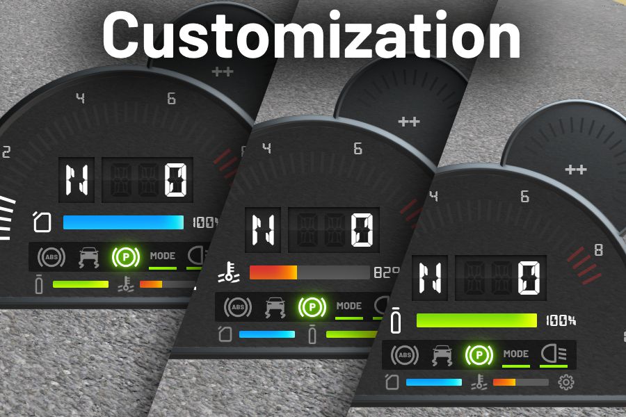 ProStreet-style Digital Tachometer v1.0 - BeamNG.drive Others ...