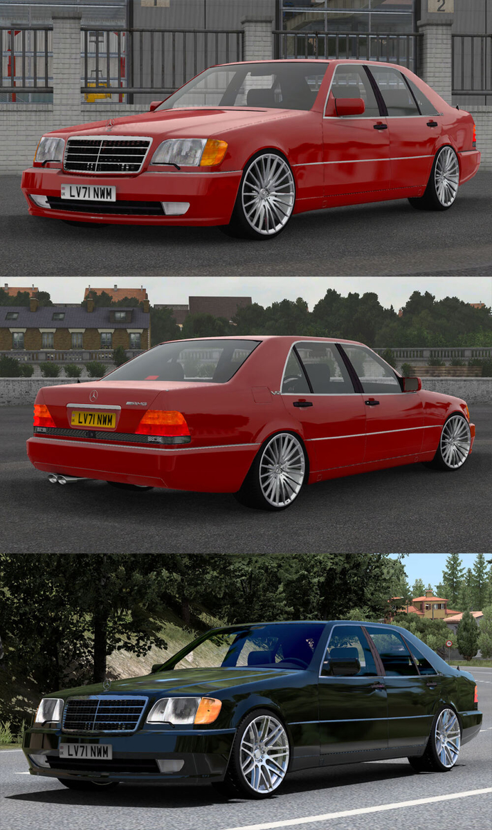 Mercedes-Benz W140 S-Class S600 v2.4 - 1.46 - ETS 2 Cars - Euro Truck ...