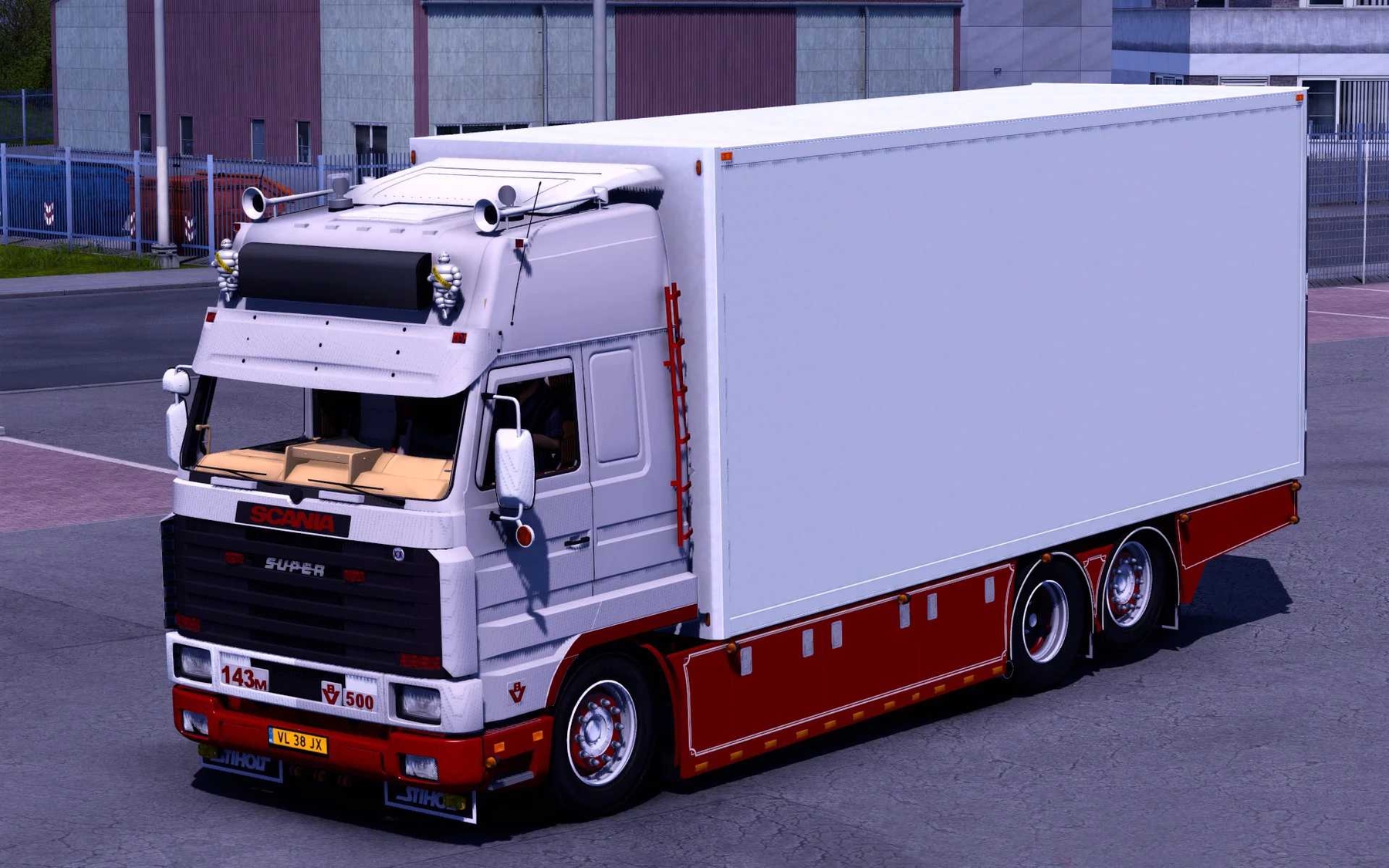 Scania 143M + DAF XF106 Sideskirts by Nixon 3D - 1.46 - ETS 2 Trucks ...