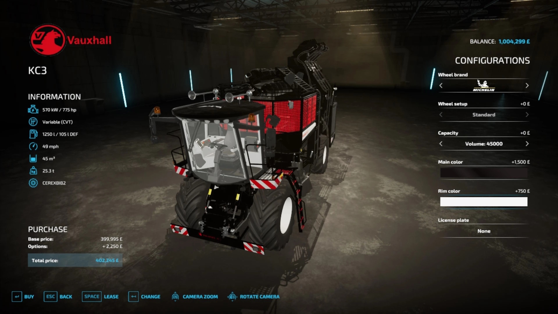 Vauxhall KC3 Sugar Beet/Potato Harvester with Large Headers V3.4.4.7 ...