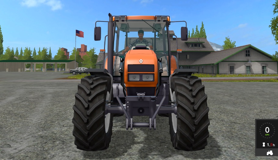 RENAULT ARES 600 SERIES TRACTOR - FS 17 Tractors - Farming Simulator ...