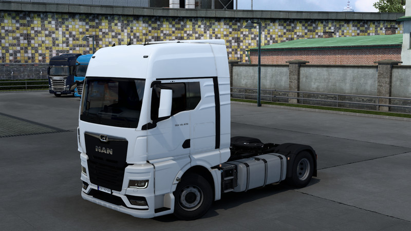 MAN TGX 2020 - Chassis with 1420 liters fuel tank (2x 710 liters) By Teksit v1.0 - ETS 2 Trucks ...