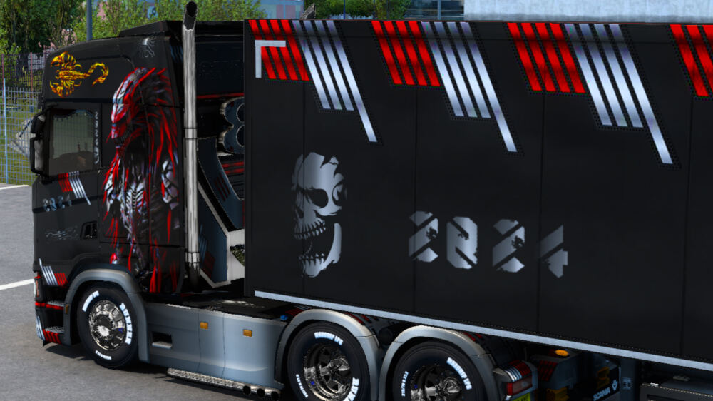 SCANIA TRANSFORMERS PROJECT PREDATOR 2024 SKIN - ETS 2 Skins - Euro ...
