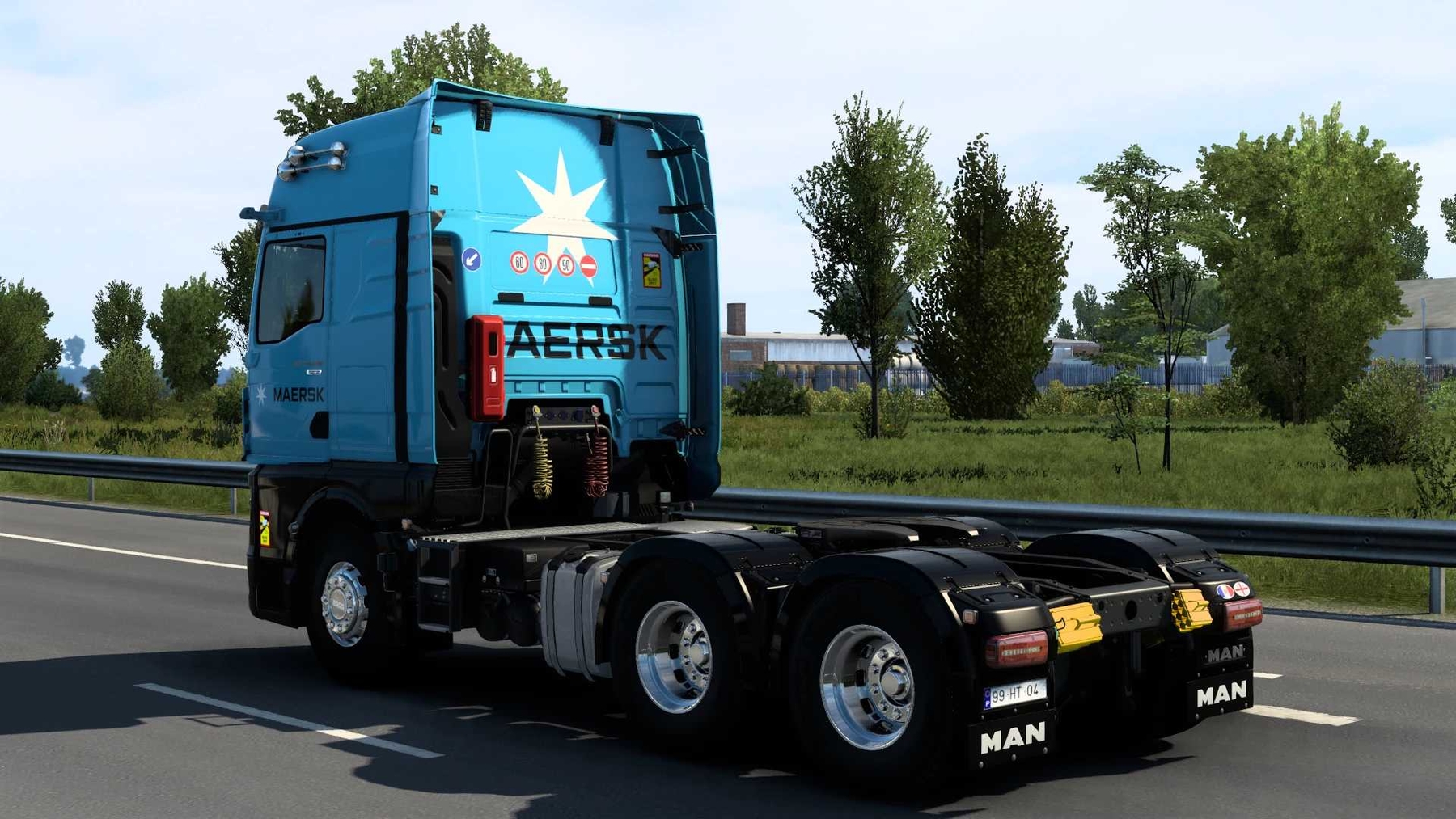 MAN TG3 TGX MAERSK SKIN #2.0 - ETS 2 Skins - Euro Truck Simulator 2 ...