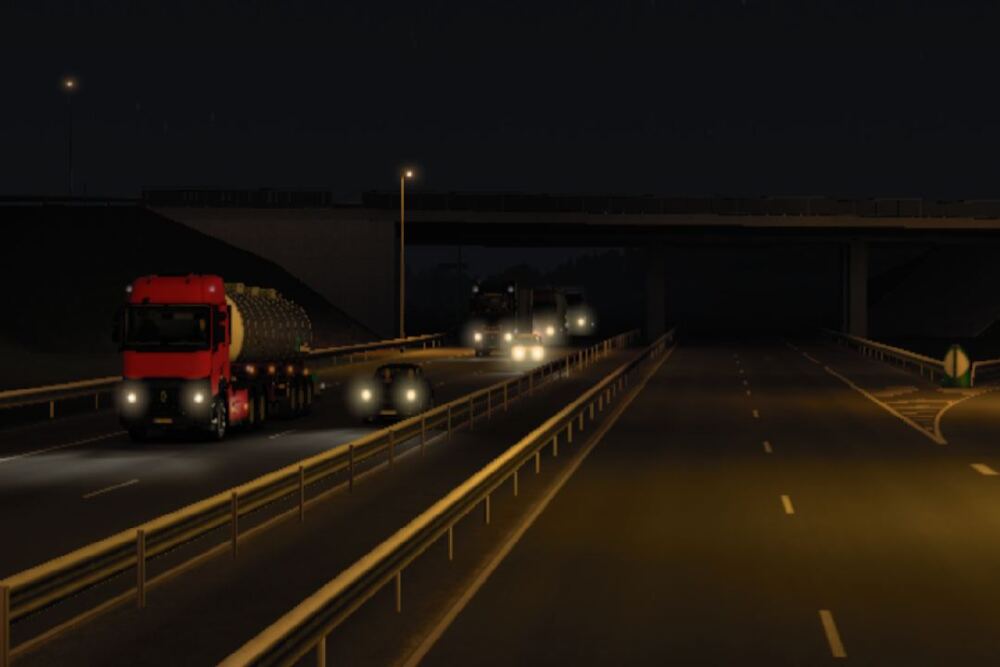Realistic Headlight Flares by Ross Blade v1.3 (1.48) - ETS 2 Others ...
